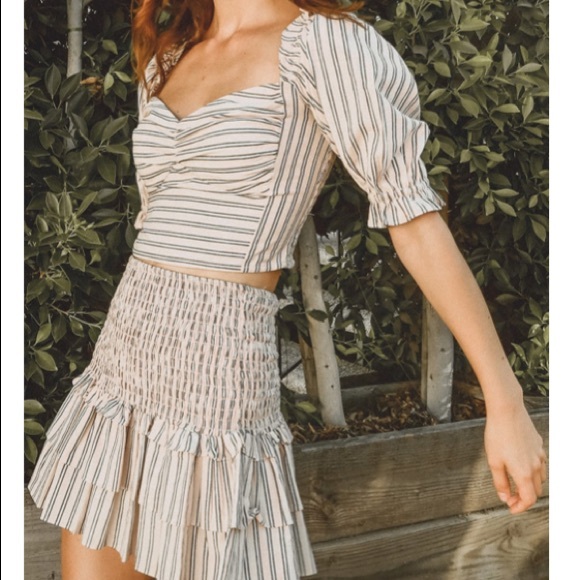 SAYLOR | Dresses | Saylor Striped Skirt Set | Poshmark